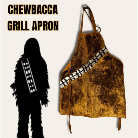 Hallmark | Other | Star Wars Adult Sized Chewbacca Fuzzy Hallmark Grill ...